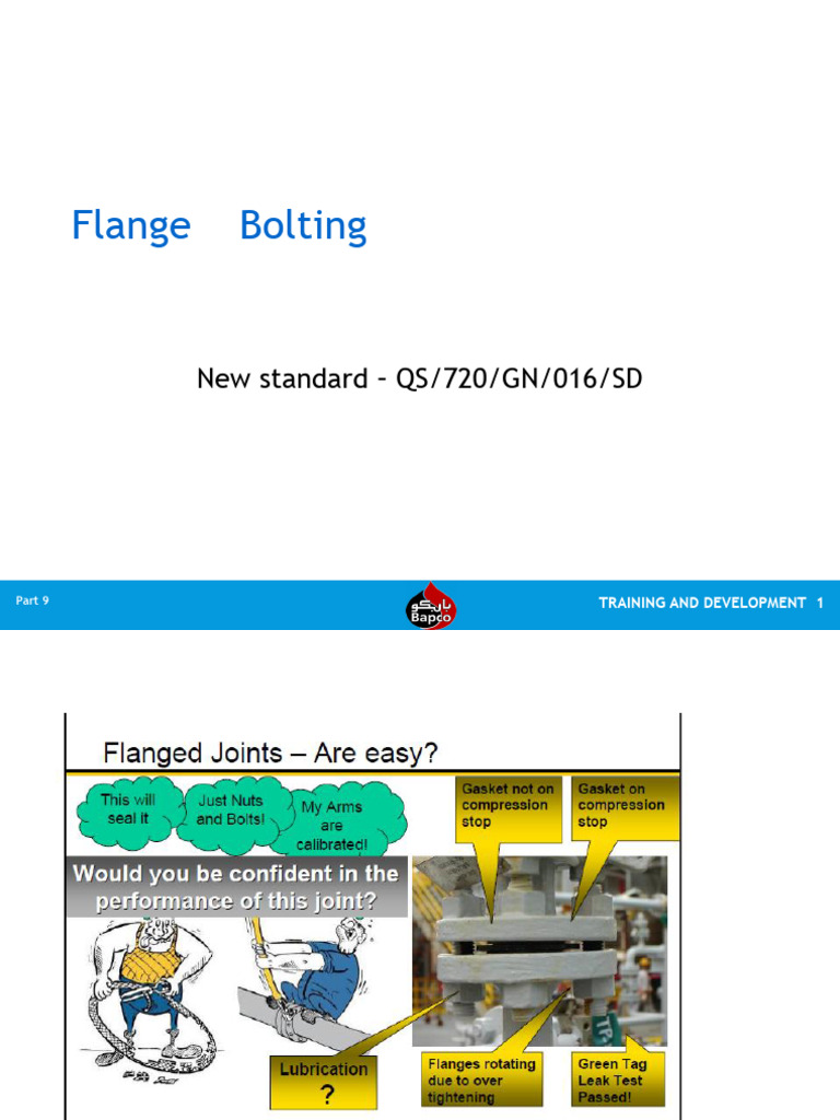 Flange Bolting Guidelines | PDF | Mechanical Engineering | Materials
