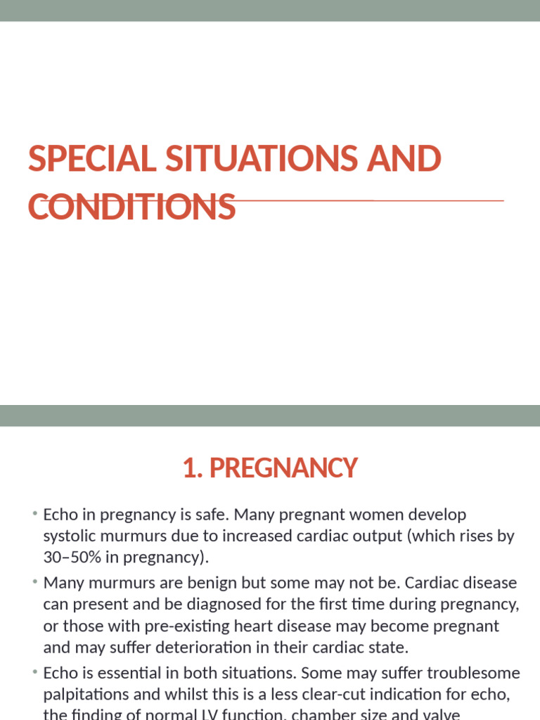 Special Situations | PDF | Heart | Hypertension