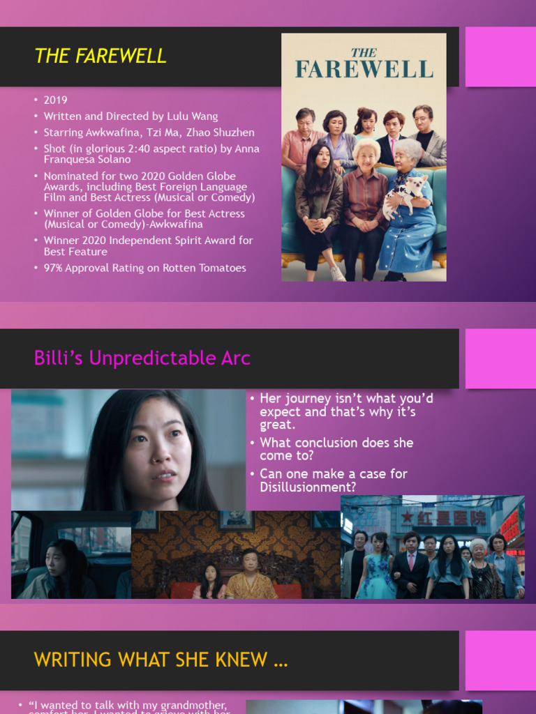 The Farewell: Billi's Journey Explained | PDF