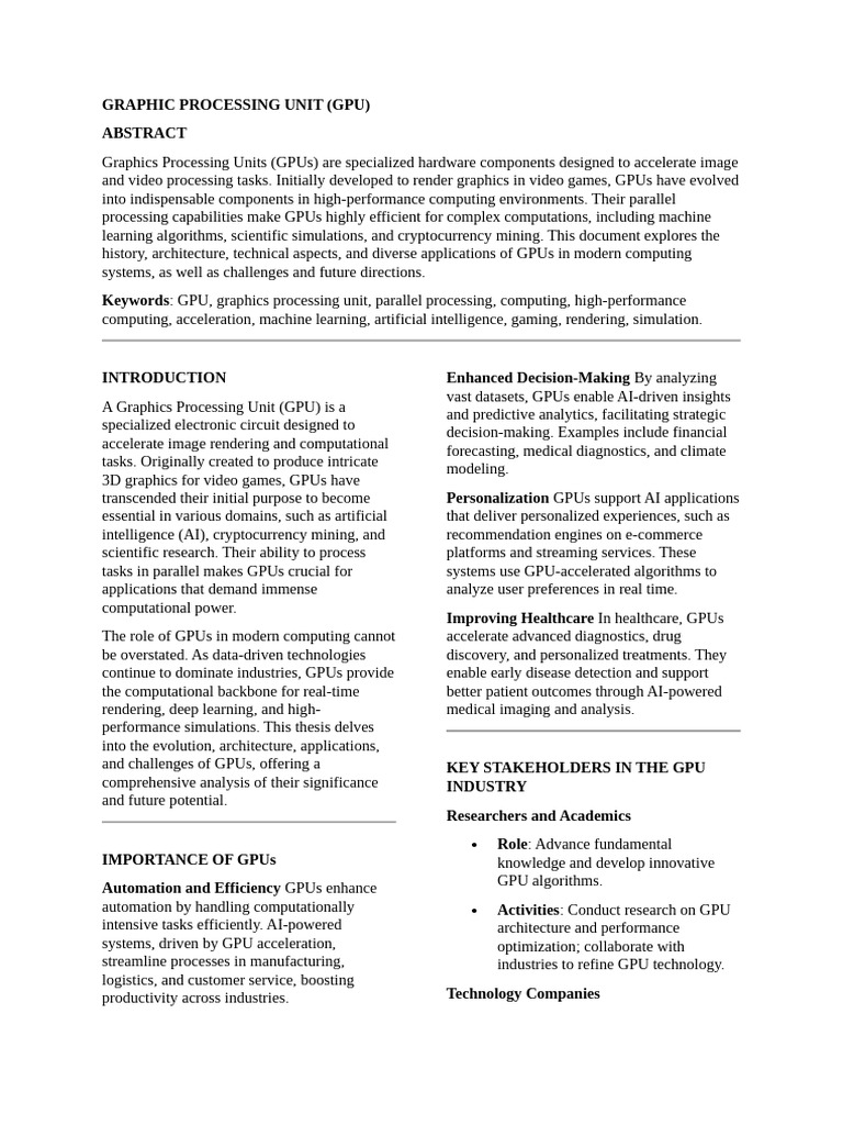 789 | PDF | Graphics Processing Unit | Computer Hardware