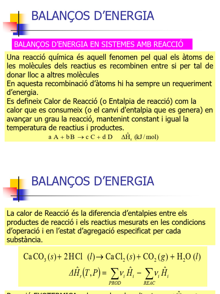 MEI 32 ENERGIA Reaccio Flama | PDF