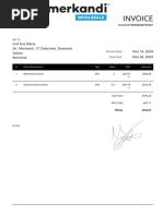 CIPL Shipping Invoice and Packing List | PDF