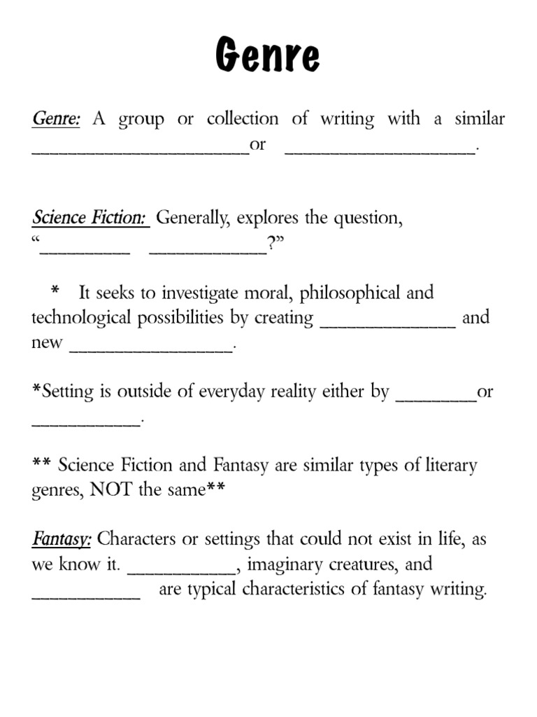 Understanding Science Fiction and Fantasy | PDF