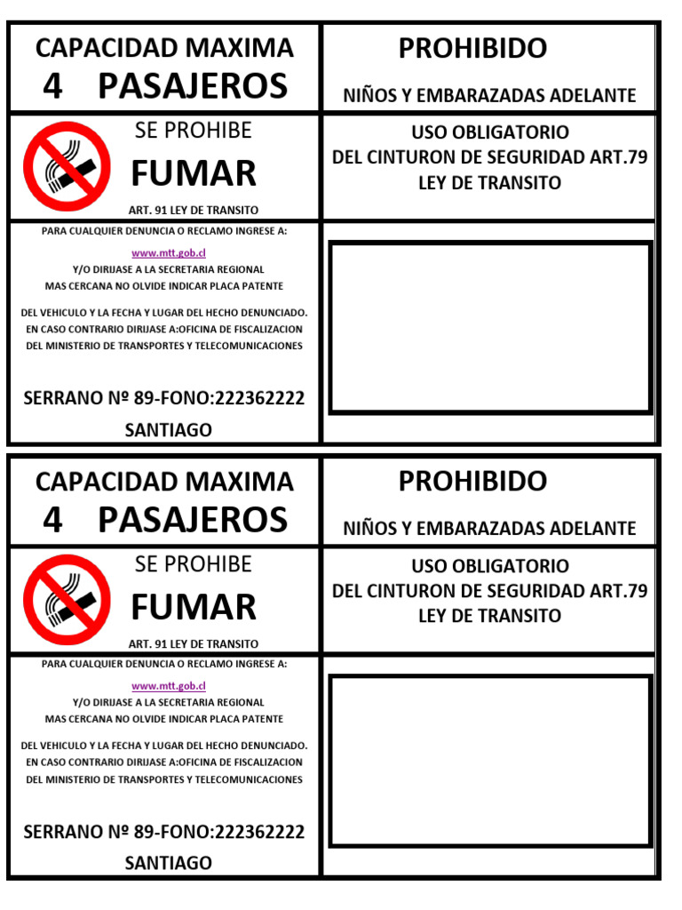 Letrero Reclamos | PDF