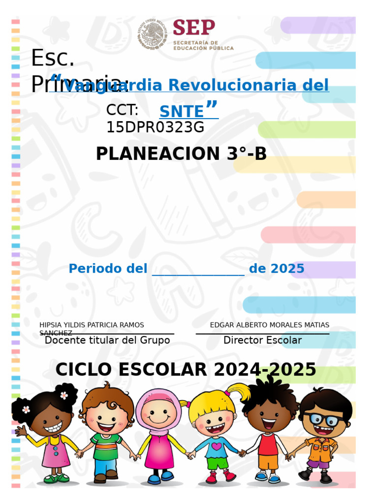 PORTADA DE PLANEACION | PDF
