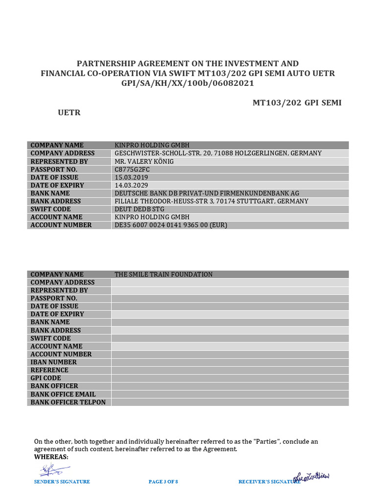 TAN-MT103-202 DOA KINPRO-HSBC ARG | PDF | Arbitration | Justice