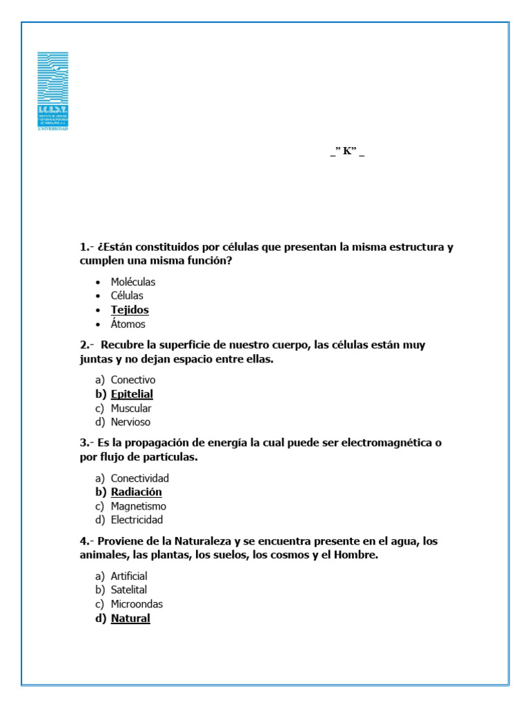 Examen Radioterapia Icest Mirm | PDF