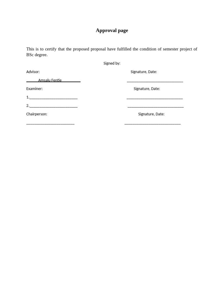 Approval Page | PDF