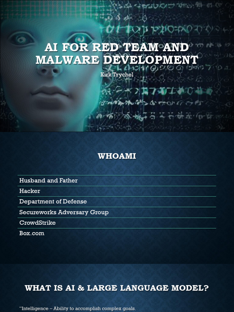 AI FOR RED TEAM | PDF | Artificial Intelligence | Intelligence (AI) & Semantics