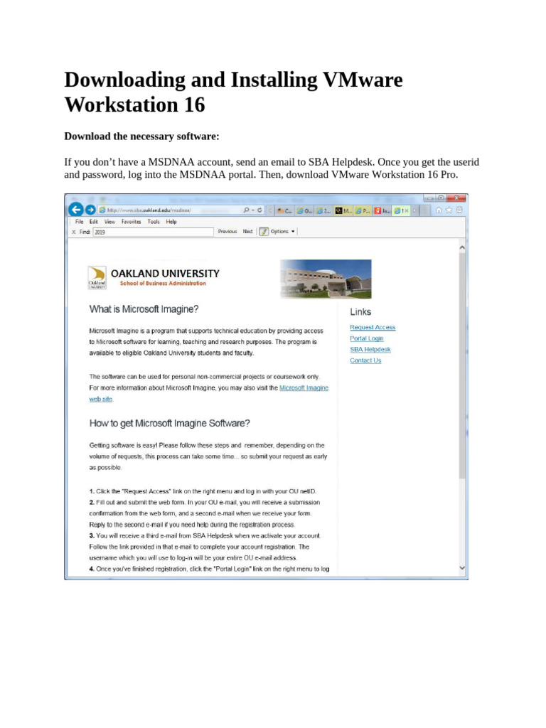 Downloading and Installing VMware Workstation 16 | PDF | Directory ...