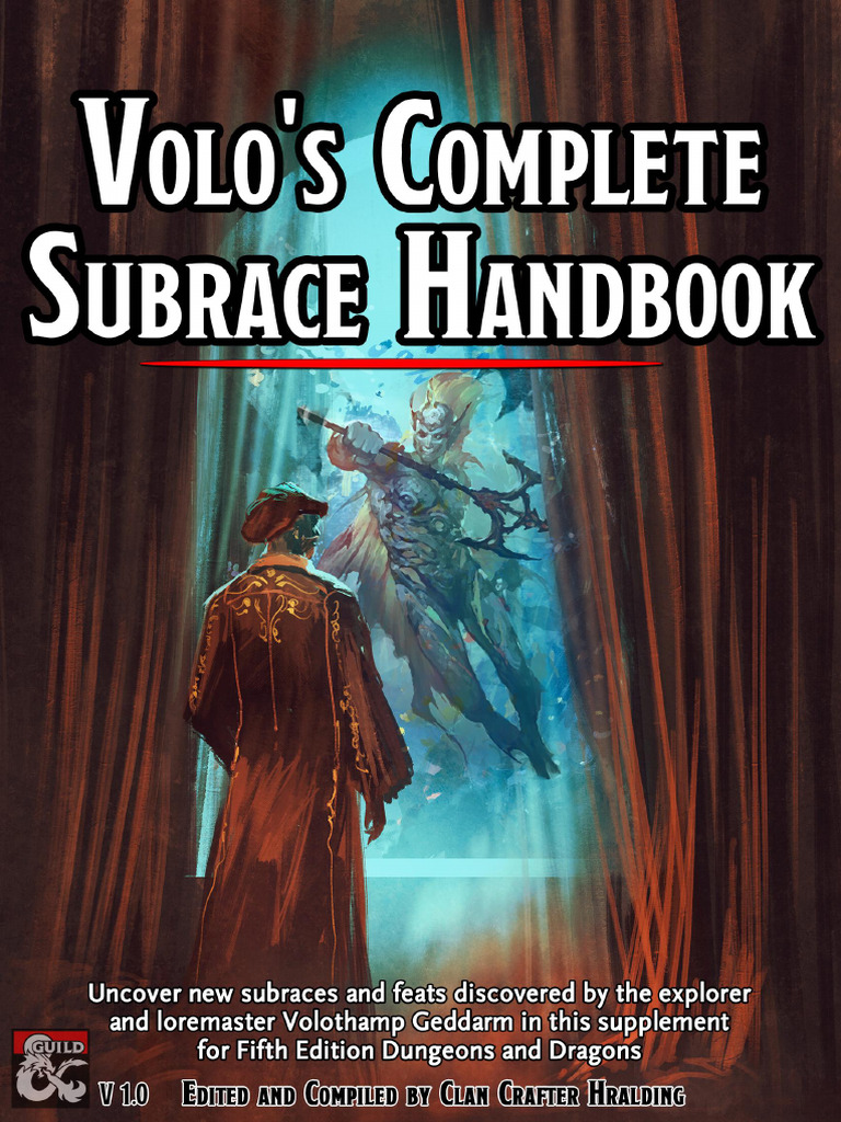 Volo's Complete Subrace Handbook | PDF | Elf (Dungeons & Dragons ...