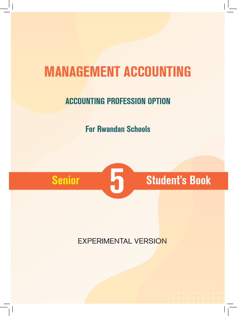 Management Accounting S5 SB | PDF | Cost Accounting | Information