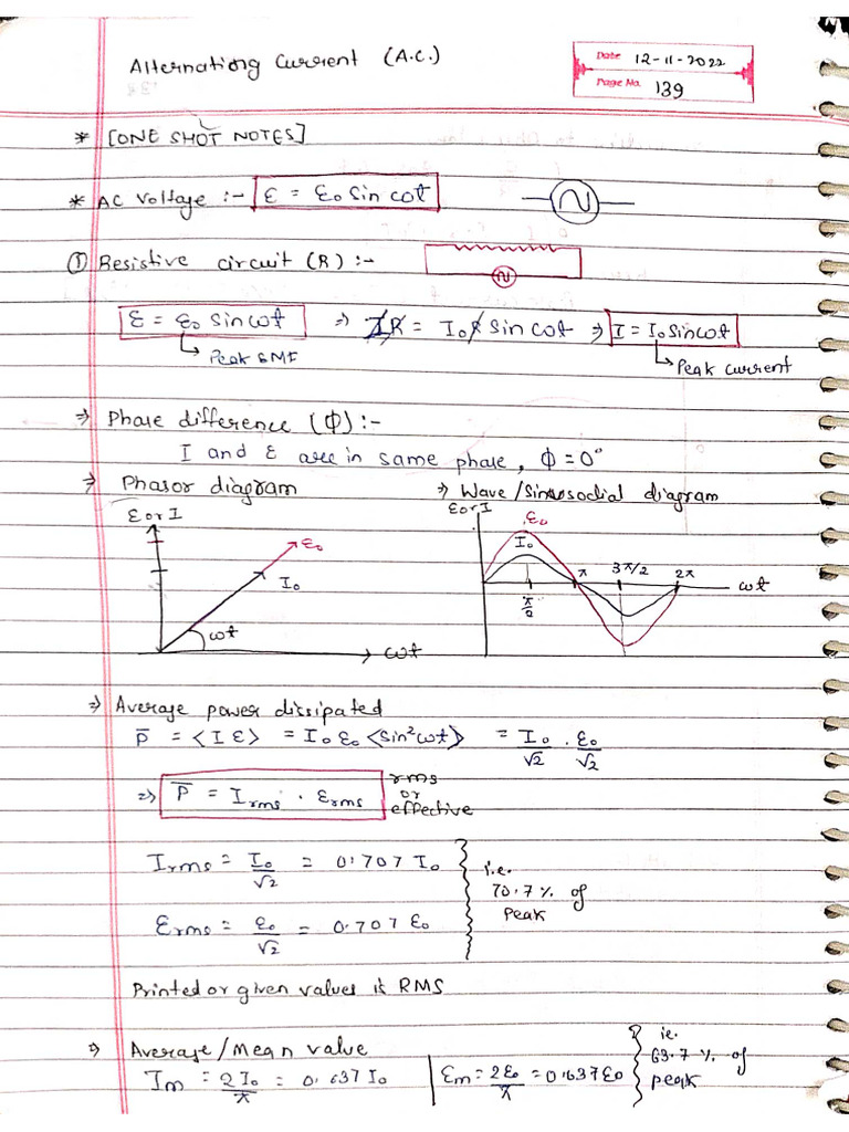 Alternating Current | PDF