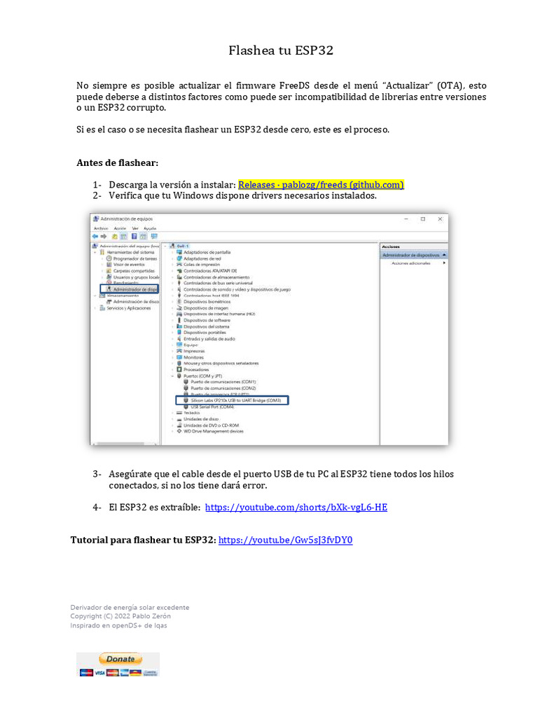 10-Flashea tu ESP32 | PDF