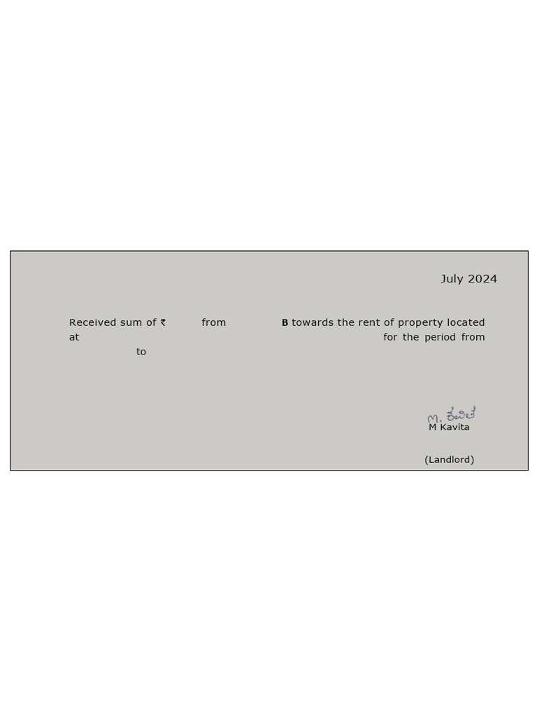 June-2024-rent-receipt | PDF