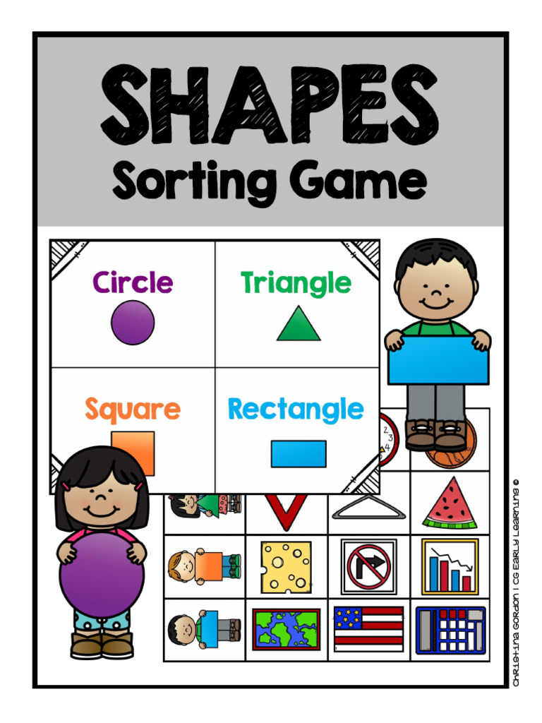 Sorting Game: Shapes | PDF | Euclidean Geometry | Elementary Geometry