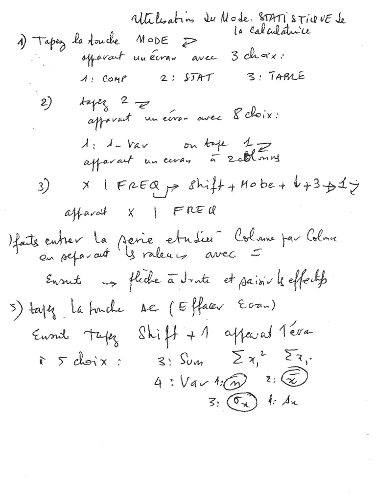 UTILISATION DE LA CALCULER | PDF
