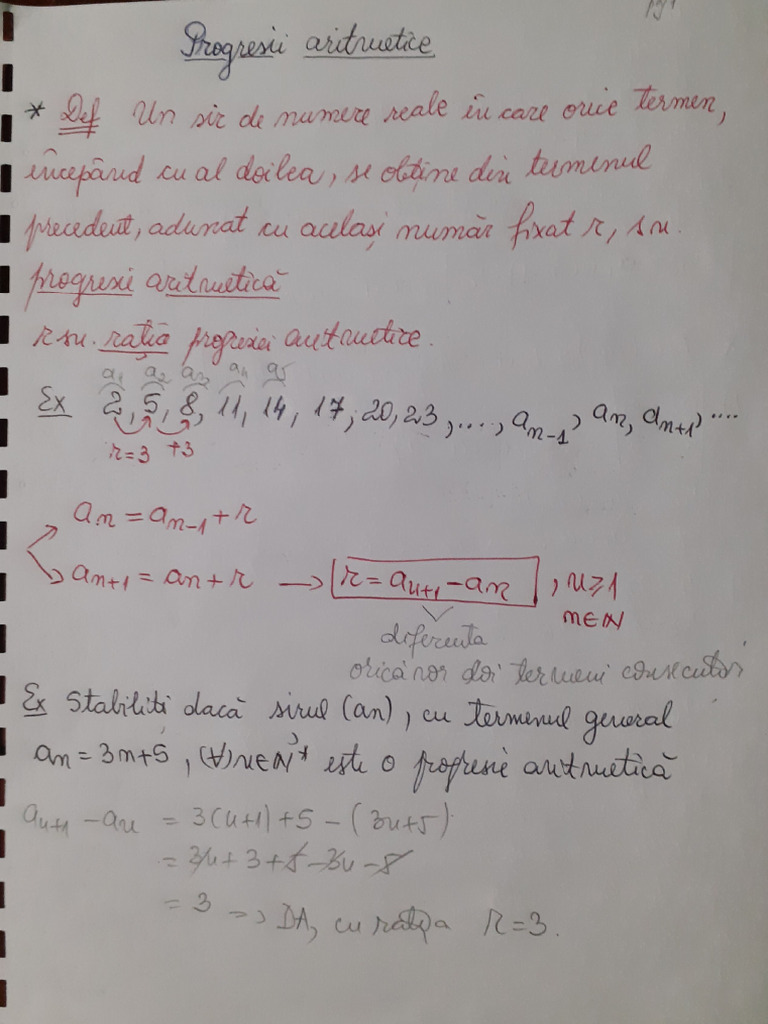 Progresii Aritmetice T | PDF