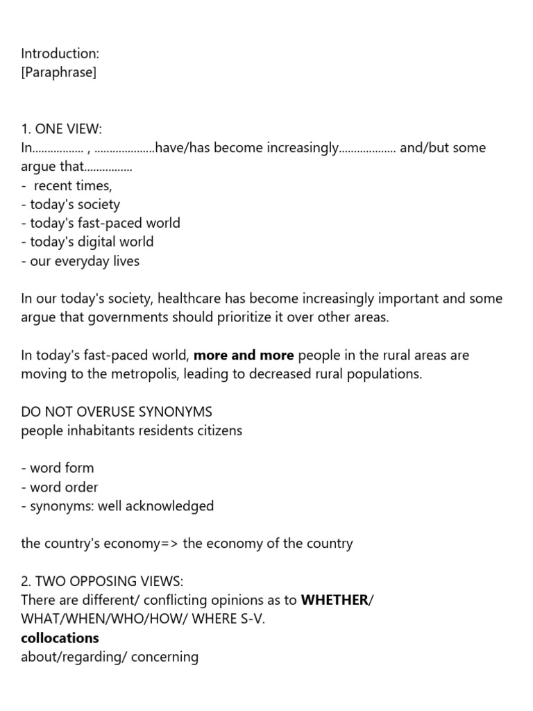 Exploring Conflicting Views in Society | PDF