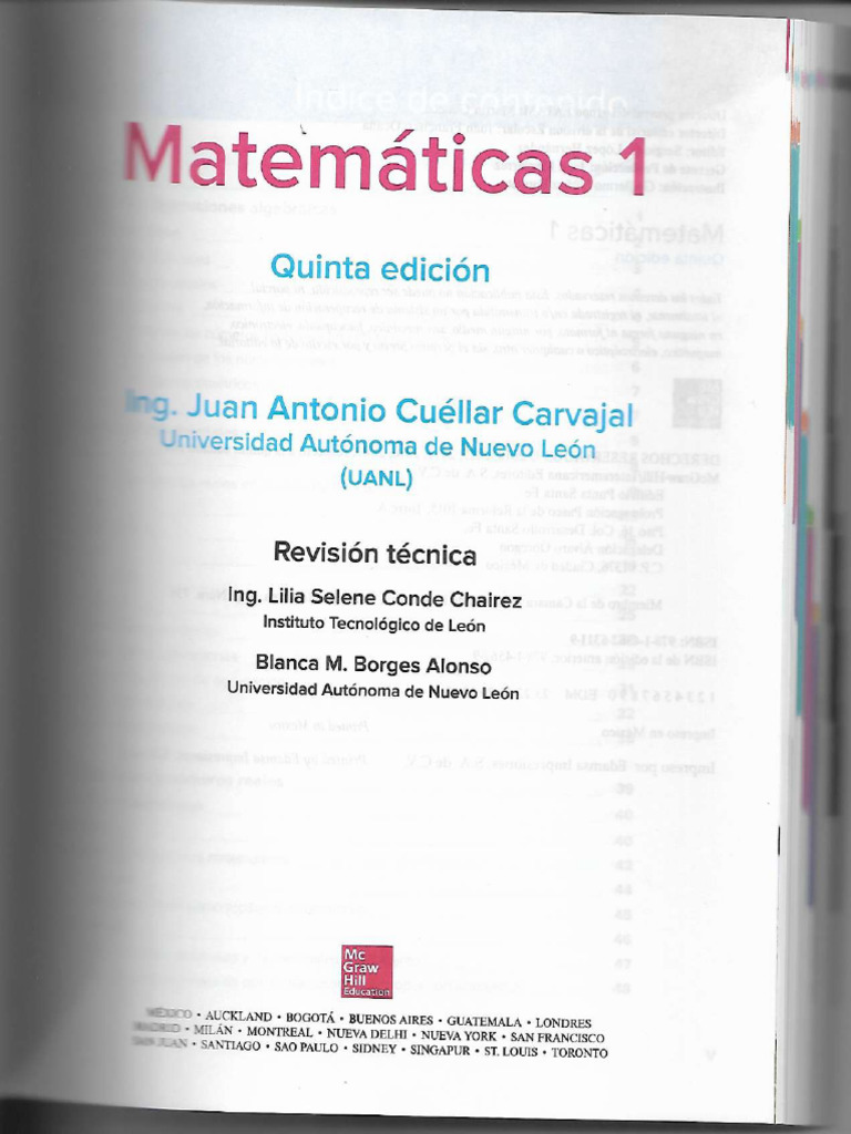 Matemáticas 1 | PDF