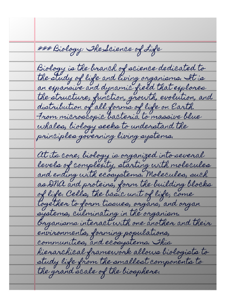 biology overview | PDF