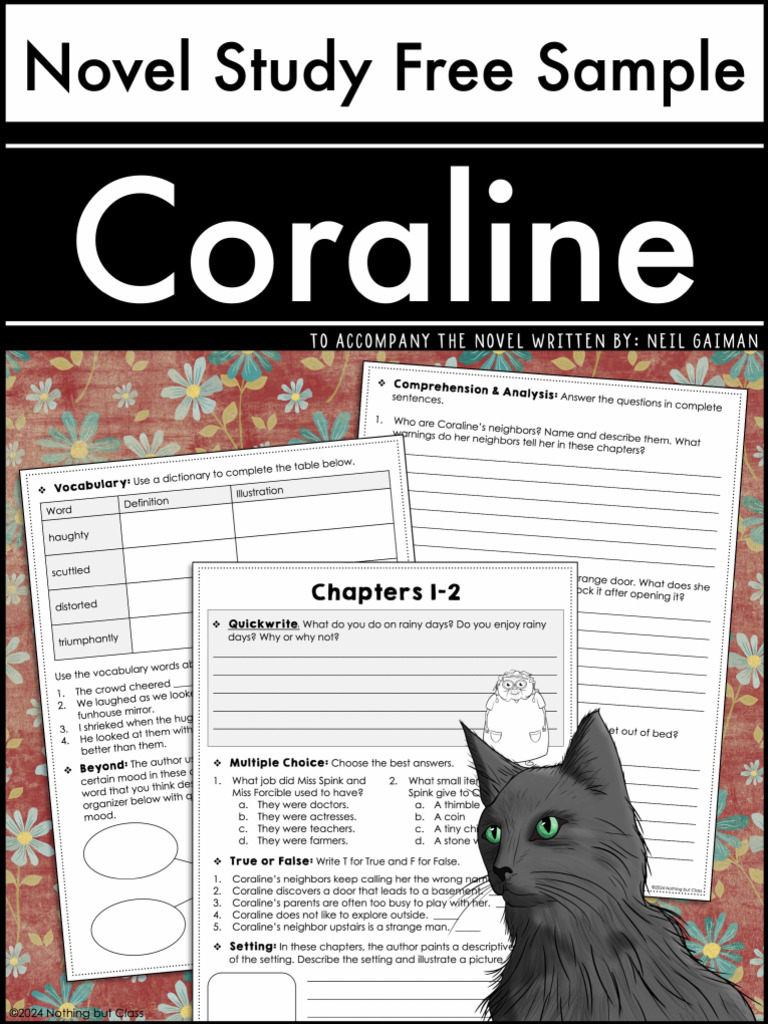 Coraline Novel Study Resources | PDF