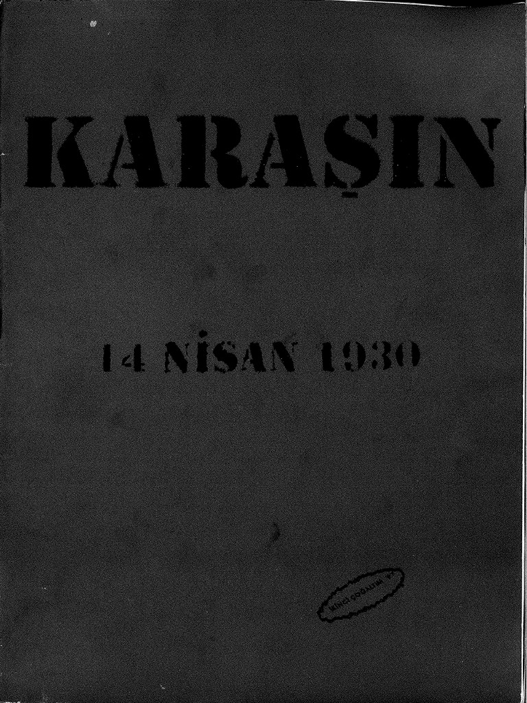 Karasin Dergi Sayi 1 | PDF
