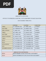 Ogun School Calendar, 2025_2026 Academic Session (1) | PDF
