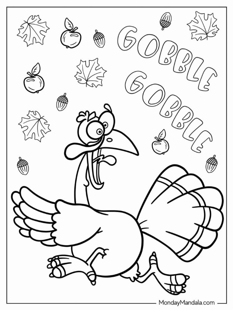 Thanksgiving Turkey Running Away | PDF