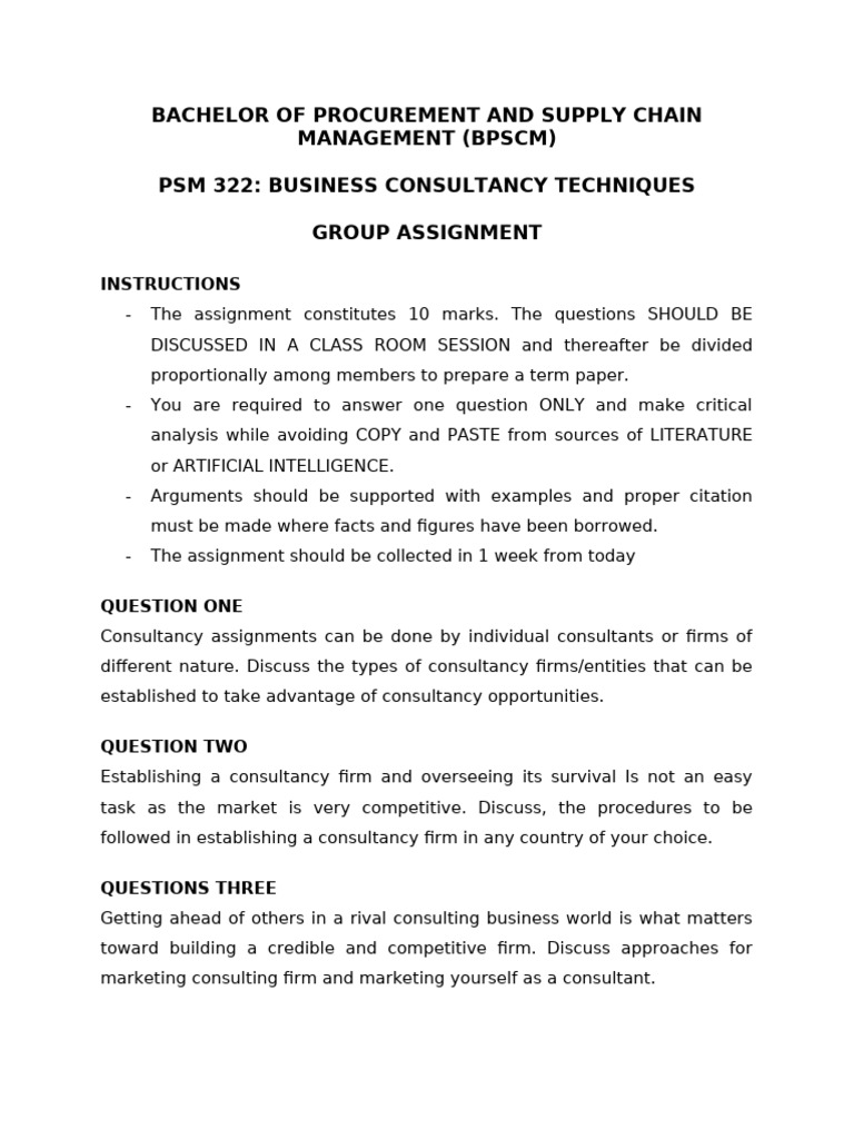 Bachelor Assignment | PDF