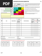 RA 01 Risk Assessment Form | PDF | Risk | Risk Assessment