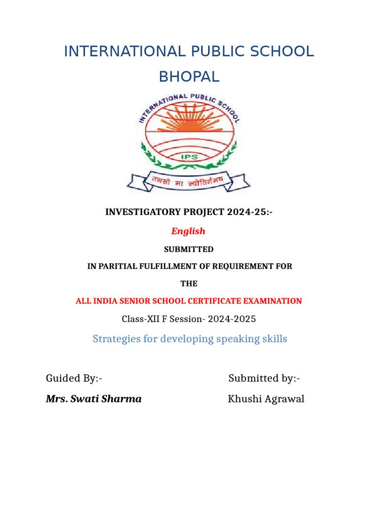 English Project | PDF