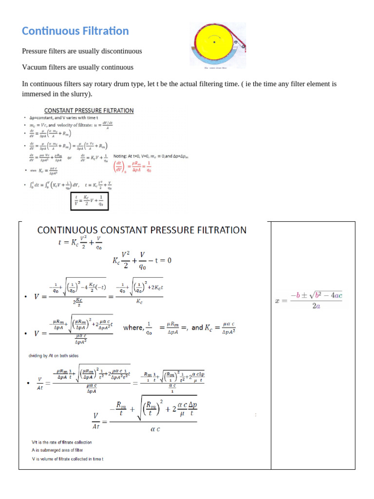 Lec-10 Continuous Filtration | PDF