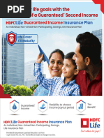 HDFC Life Smart Protect Plan Brochure | PDF | Insurance | Present Value