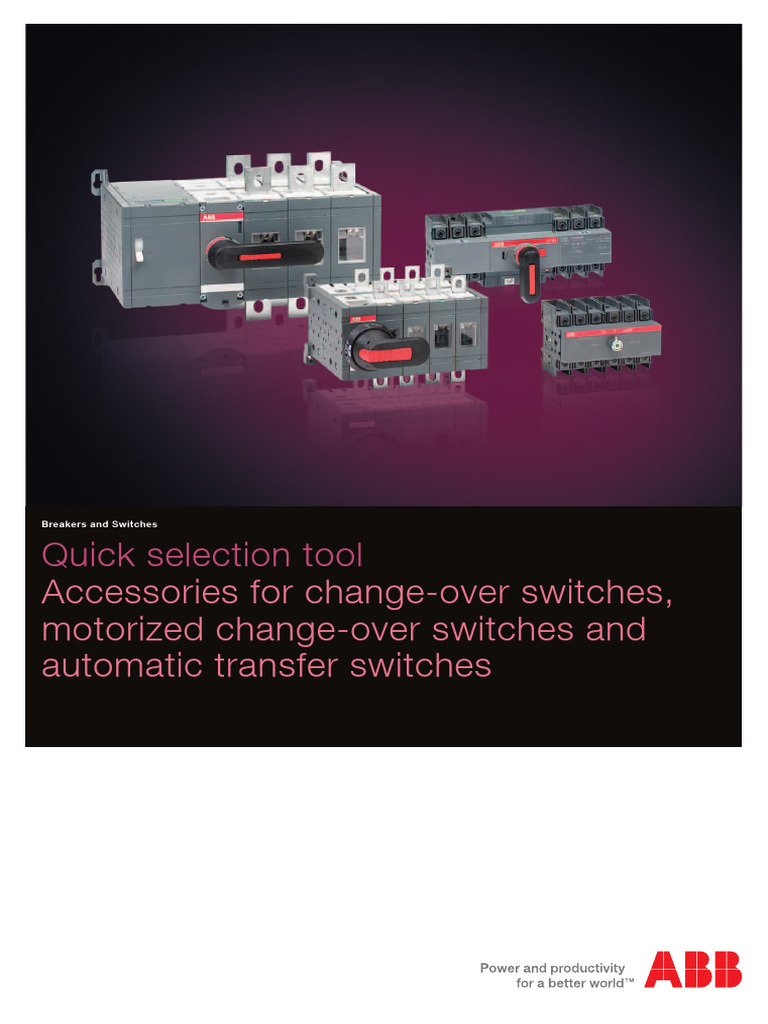 Switch Accessories Selection Guide | PDF | Switch | Electric Power