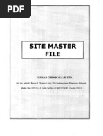 Site Master File | PDF | Specification (Technical Standard) | Packaging ...