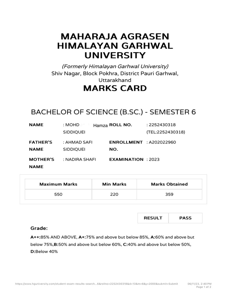 Welcome Himalayan Garhwal University | PDF