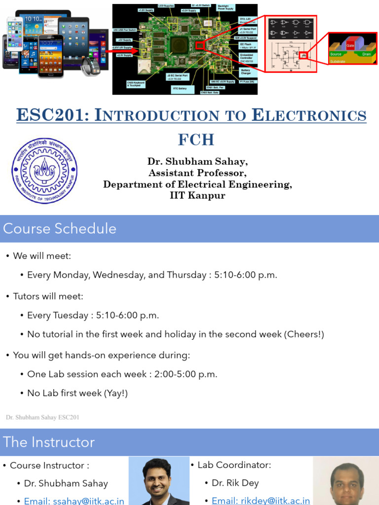 FCH_ESC201 | PDF | Electronic Circuits | Network Analysis (Electrical Circuits)