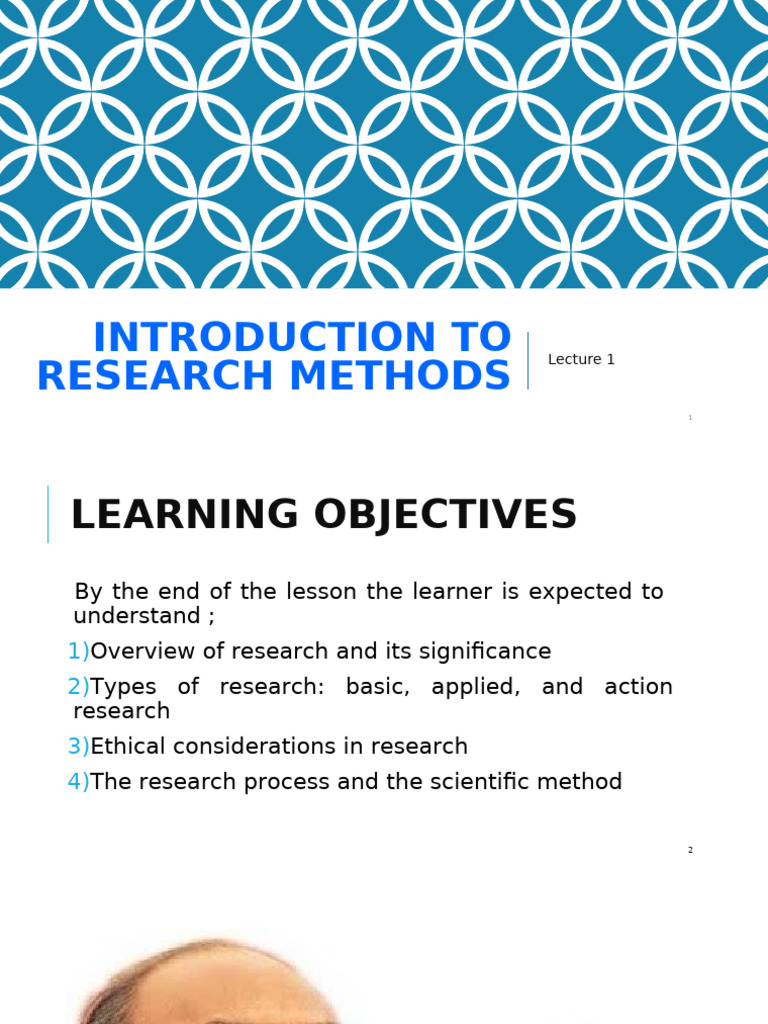 Lesson 1 Foundation of Research Methods | PDF | Methodology | Hypothesis