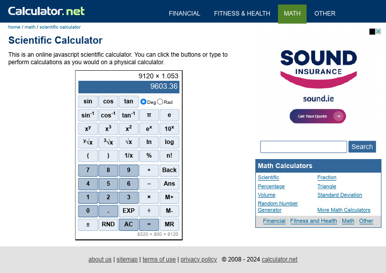 Scientific Calculator | PDF