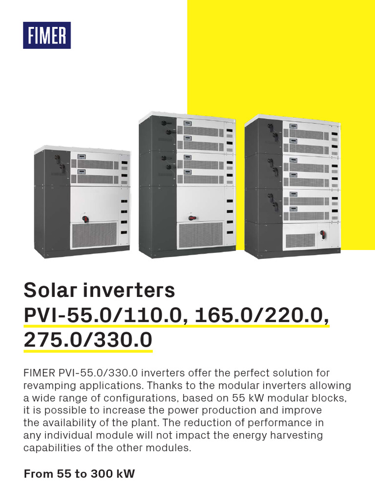 Solar Inverters for PV Systems | PDF | Power Inverter | Direct Current
