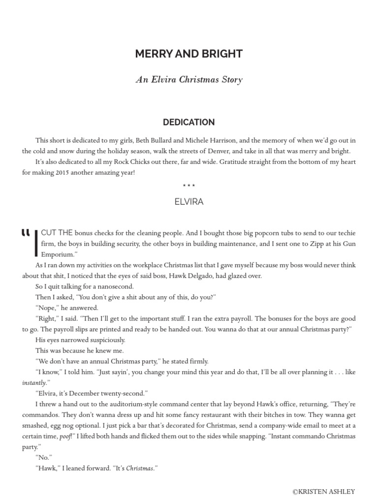 Elvira's Merry Christmas Adventure | PDF