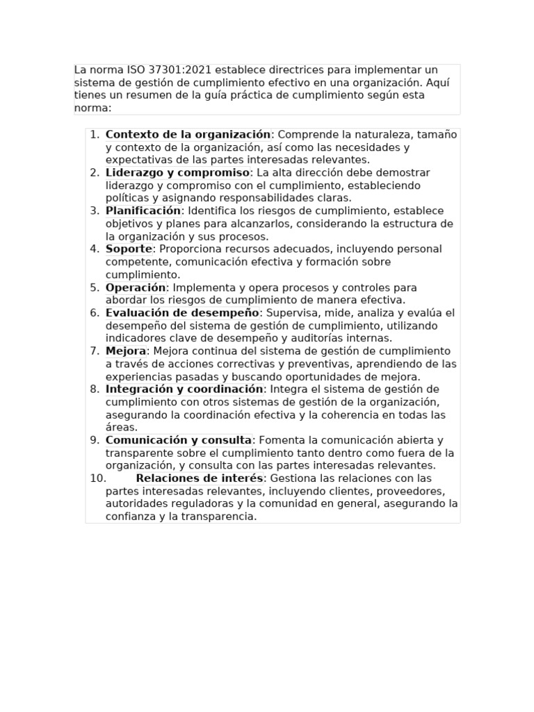 Norma Iso 37301 | PDF