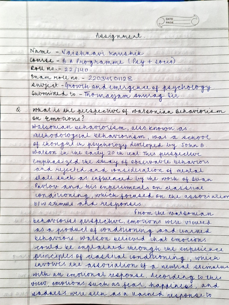 Watsonian perspective on emotion. | PDF