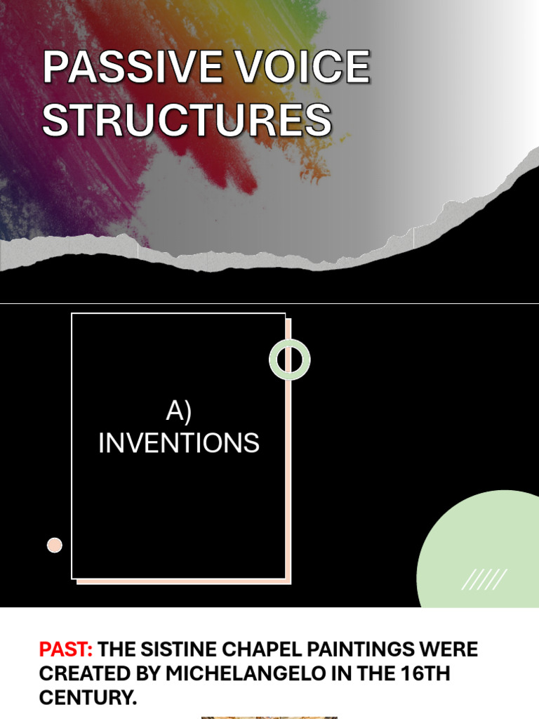 PASSIVE VOICE STRUCTURES | PDF