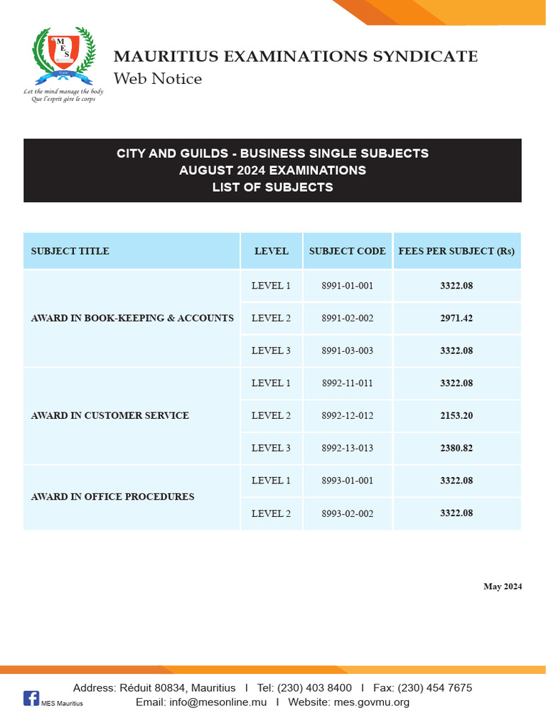 CIty Guilds List | PDF