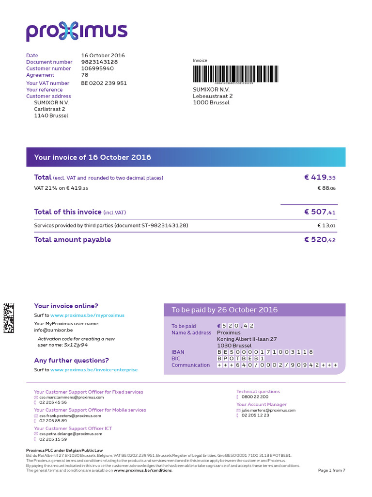 Ebu Invoice Movie Mockup en | PDF | Invoice | Telephony