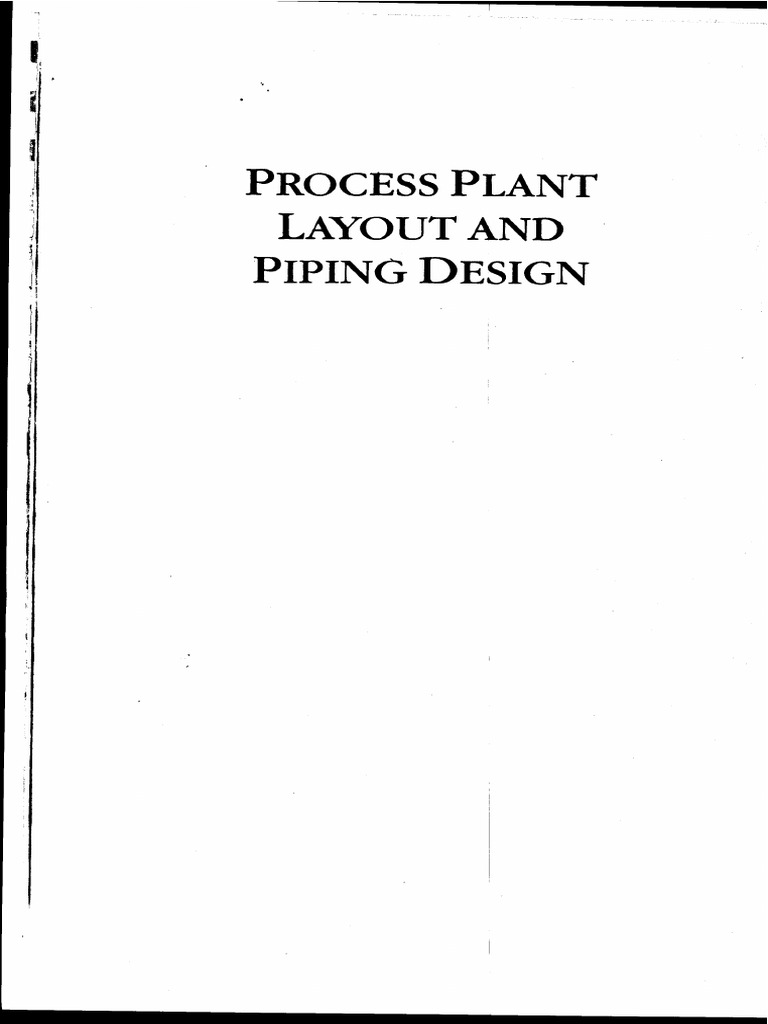 Process Plant Layout and Piping Design | PDF