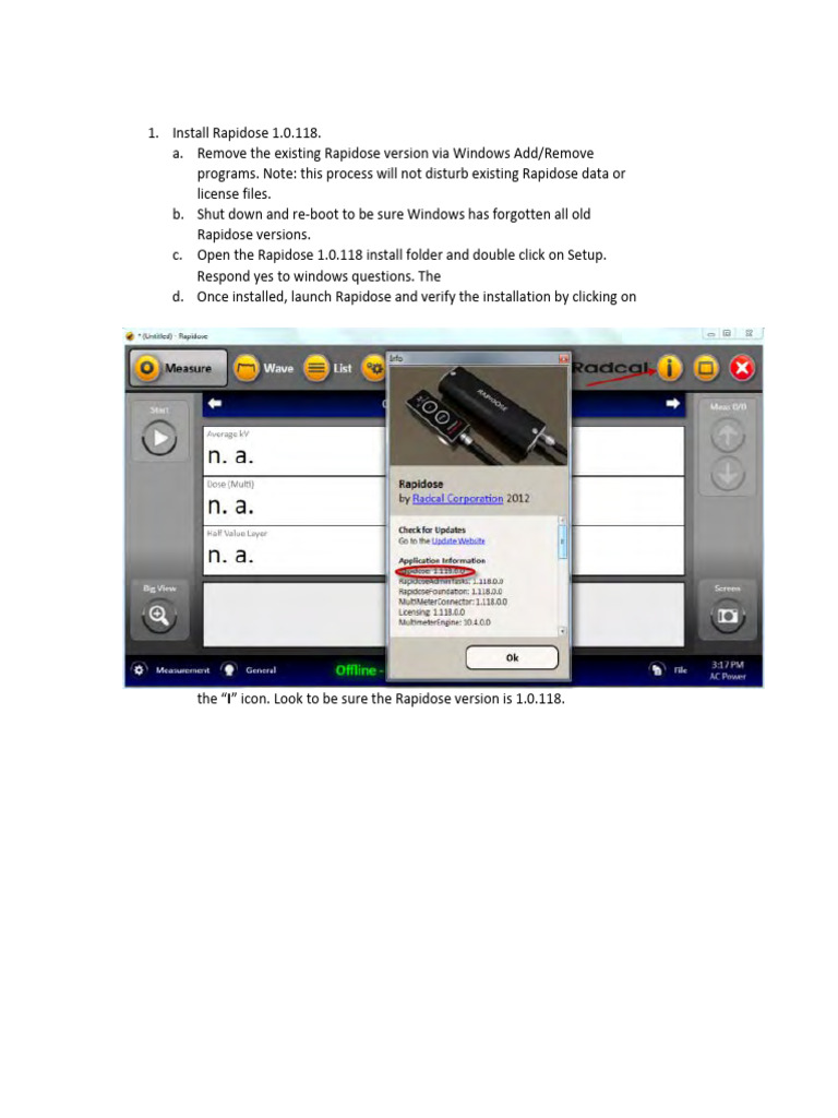 Rapidose Installation Manual | PDF | Installation (Computer Programs ...