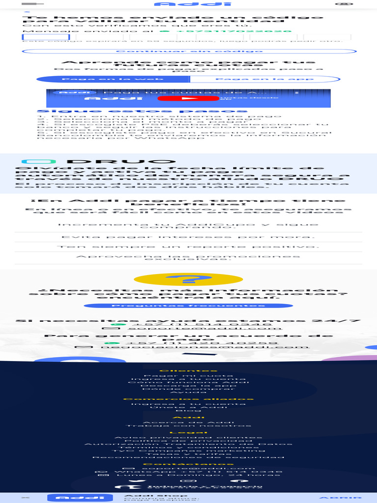 Cómo validar y pagar con Addi | PDF
